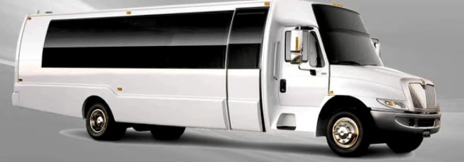 26 Passenger Party Bus with Tables – Manhattan Limousine Service